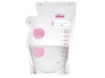 CHICCO KESICE ZA SKLADIŠTENJE MLEKA 250ML,30KOM-ext