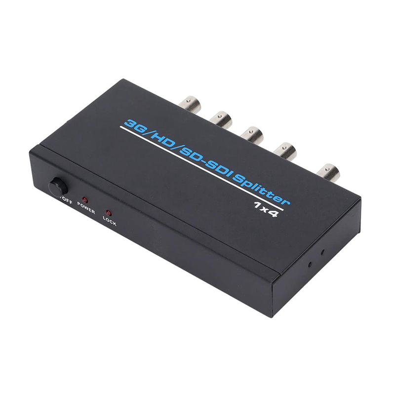 SDI video razdelnik (splitter) 1 na 4 (SDI/HD-SDI/3G-SDI)