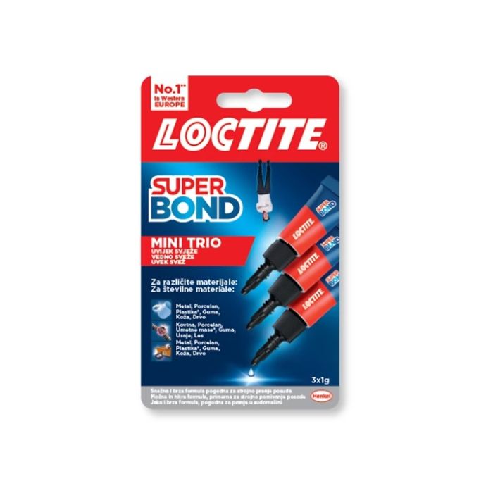 Loctite Mini Trio 3x1 - Super lepak