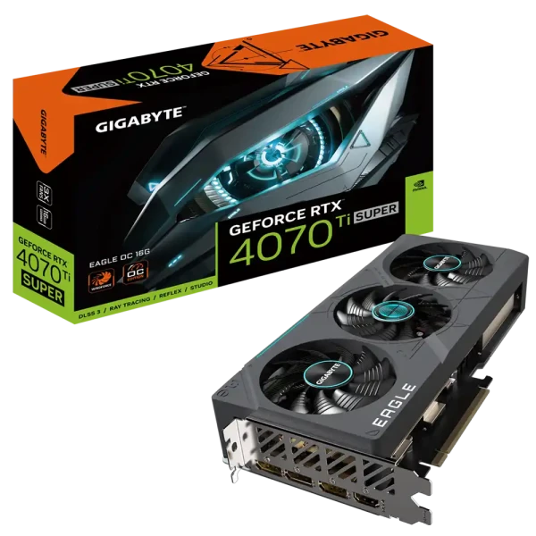 Grafička karta Gigabyte GeForce RTX 4070 Ti Super GV-N407TSEAGLE OC-16GD 16GB 192 bit 3xDPHDMI