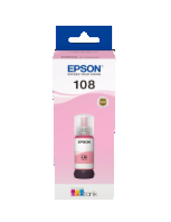 108 EcoTank Light Magenta ink bottle ( C13T09C64A )