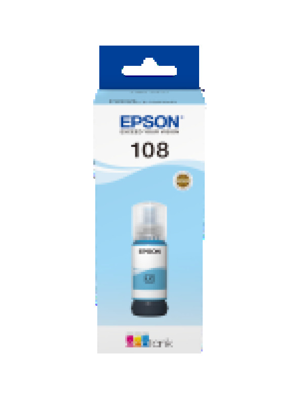 108 EcoTank Light Cyan ink bottle ( C13T09C54A )