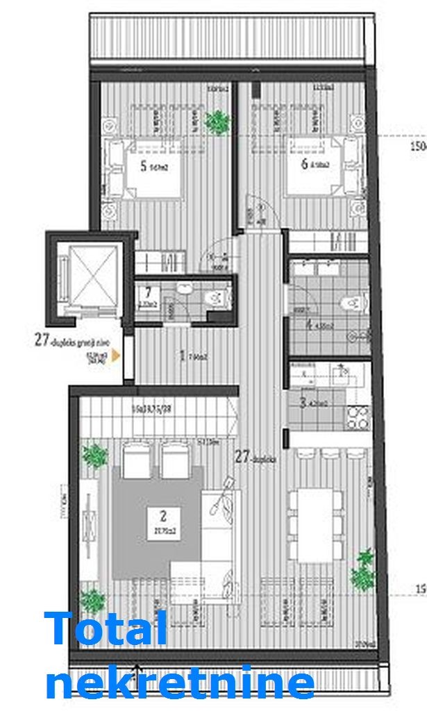 Stan,PETROVARADIN,PETROVARDIN 68.00m2,115570€ , ID: 1094210