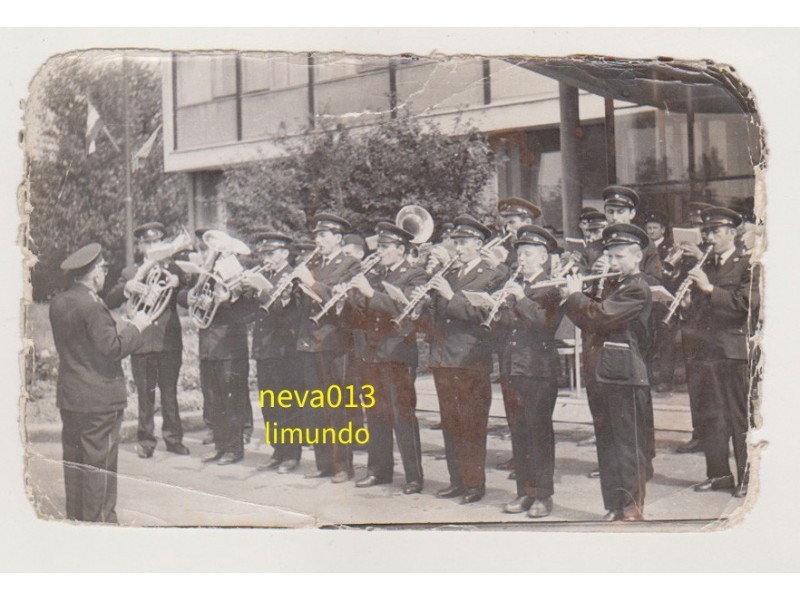 Stara FOTOGRAFIJA 1964god. Vojni ORKESTAR