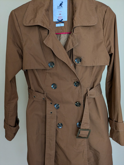 Retro Kangol trench coat