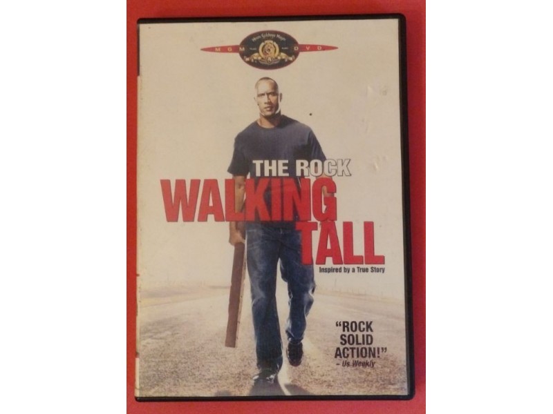 DVD The rock Walking tall