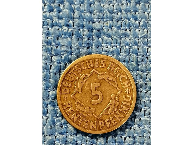 5 RENTENPFENNIG 1924. A