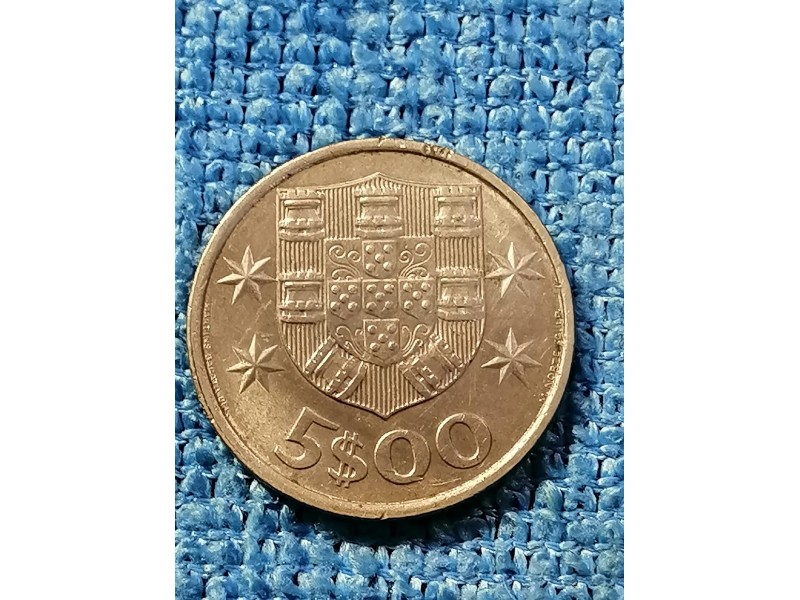 5 ESKUDOS 1984.PORTUGALIJA