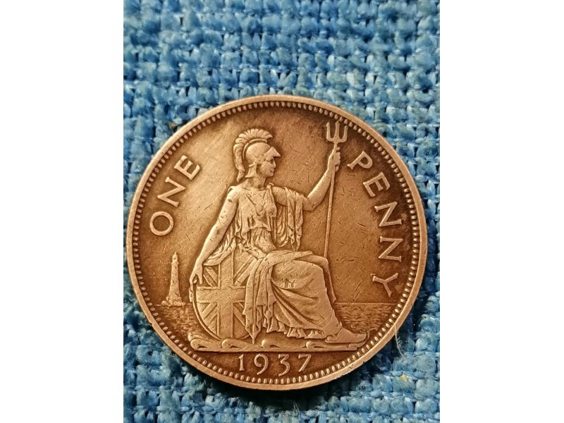 ONE PENNY 1937.V.BRITANIJA