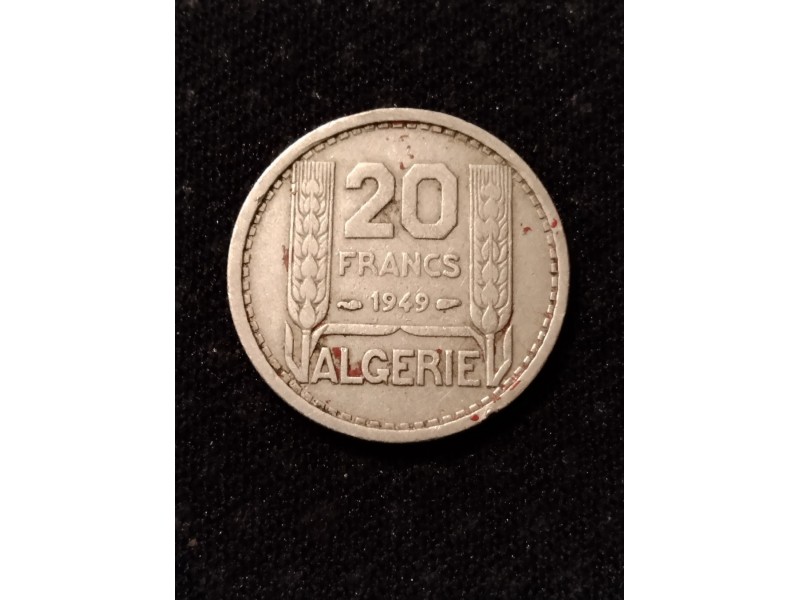 20 franaka 1949 alžir