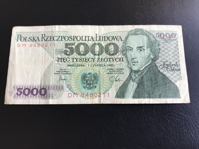 POLJSKA 5000 ZLOTA.