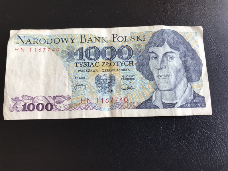 POLJSKA 1000 ZLOTA.