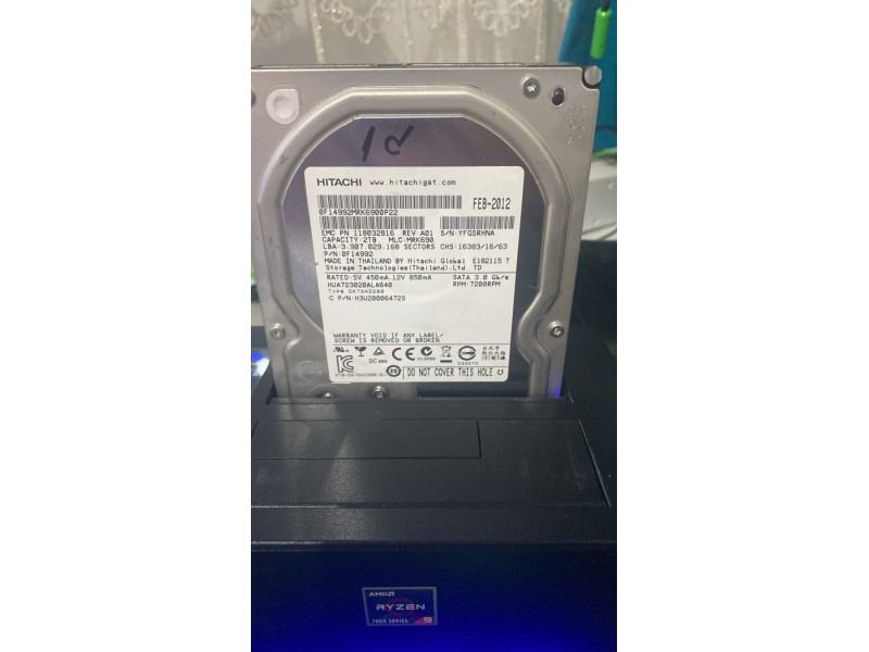 HGST Ultrastar 2TB 7.2k RPM 3.5" SATA-6GB/s HDD