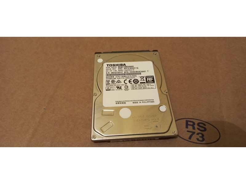 Hard disk Toshiba 500 GB