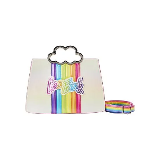 LOUNGEFLY LISA FRANK RAINBOW CLOUD HANDLE CHAIN STRAPBODY TORBA CENA