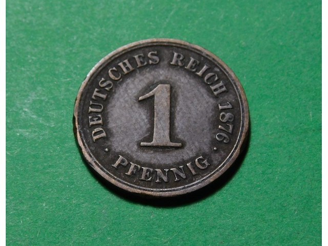 1 pfennig 1876 F