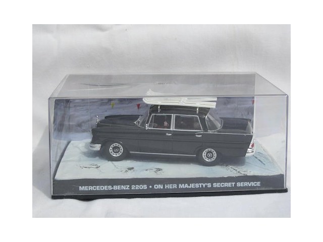 1:43 altaya 007 mercedes 220S