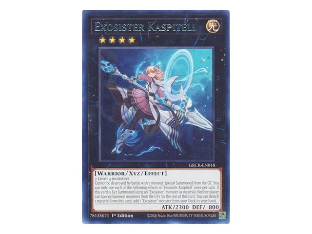 Yu-Gi-Oh! Exosister Kaspitell - GRCR-EN018