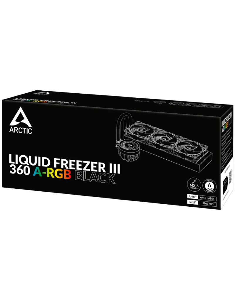 ARCTIC Liquid Freezer III 360 A-RGB Black vodeno hlađenje (ACFRE00144A)