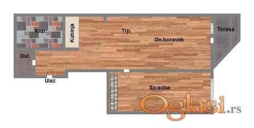 Dvosoban 46m2 na premium lokaciji - CENTAR - izgradja