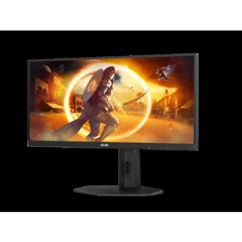 Monitor AOC 24G4X 23,8"/IPS/1920x1080/180Hz/1ms GtG/HDMIx2,DP,/Gsync,freesync/pivot,visina/crna