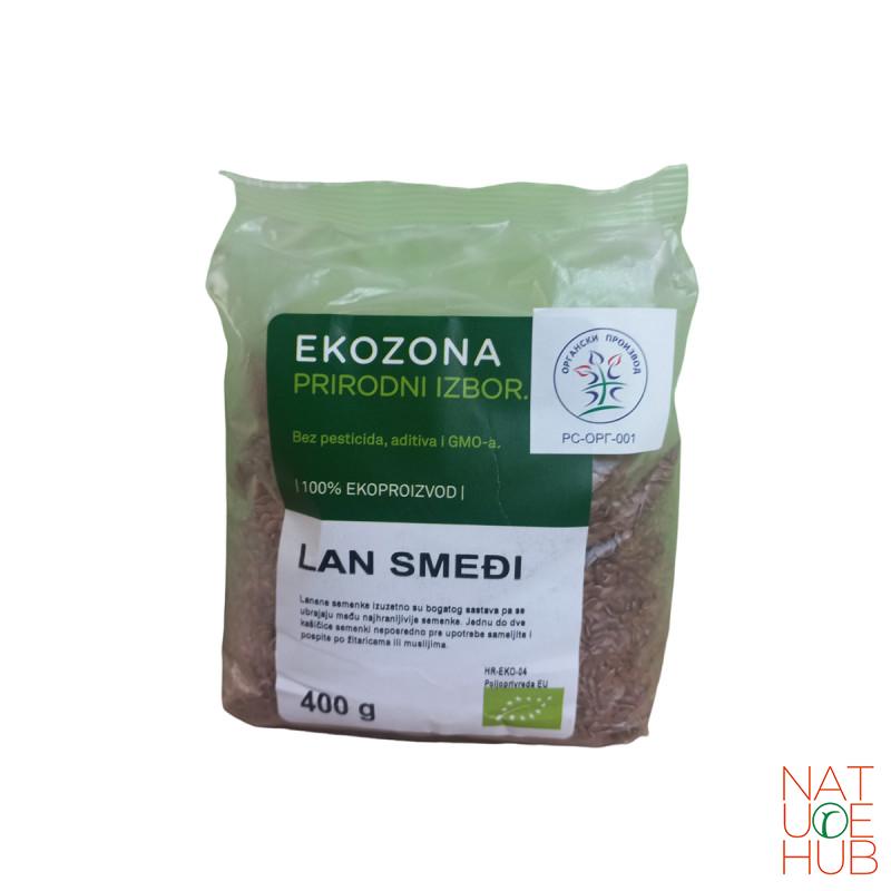 Lan smeđi Ekozona, 400g