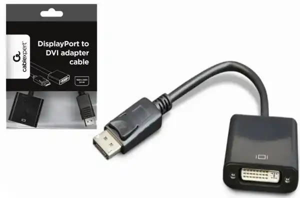 Adapter konverter Dipslayport - DVI 24+1 Gembird A-DPM-DVIF-002