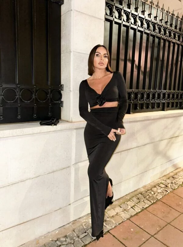 TERESA BLACK trendi dvodelni set