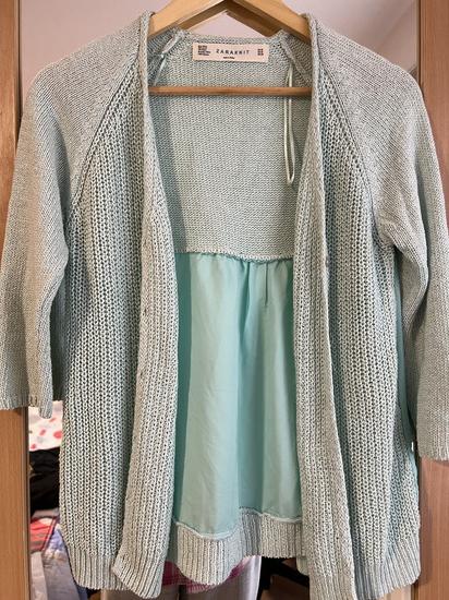 zara mint dzemper