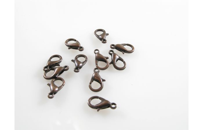 Metalna lobster kopča 11x6 mm, boja bakra (23MK26B/502-11AB)