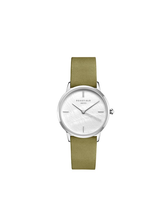 PEARL EDIT Olive Leather Gold