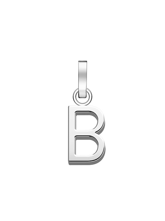 PENDANT LETTER B - SILVER