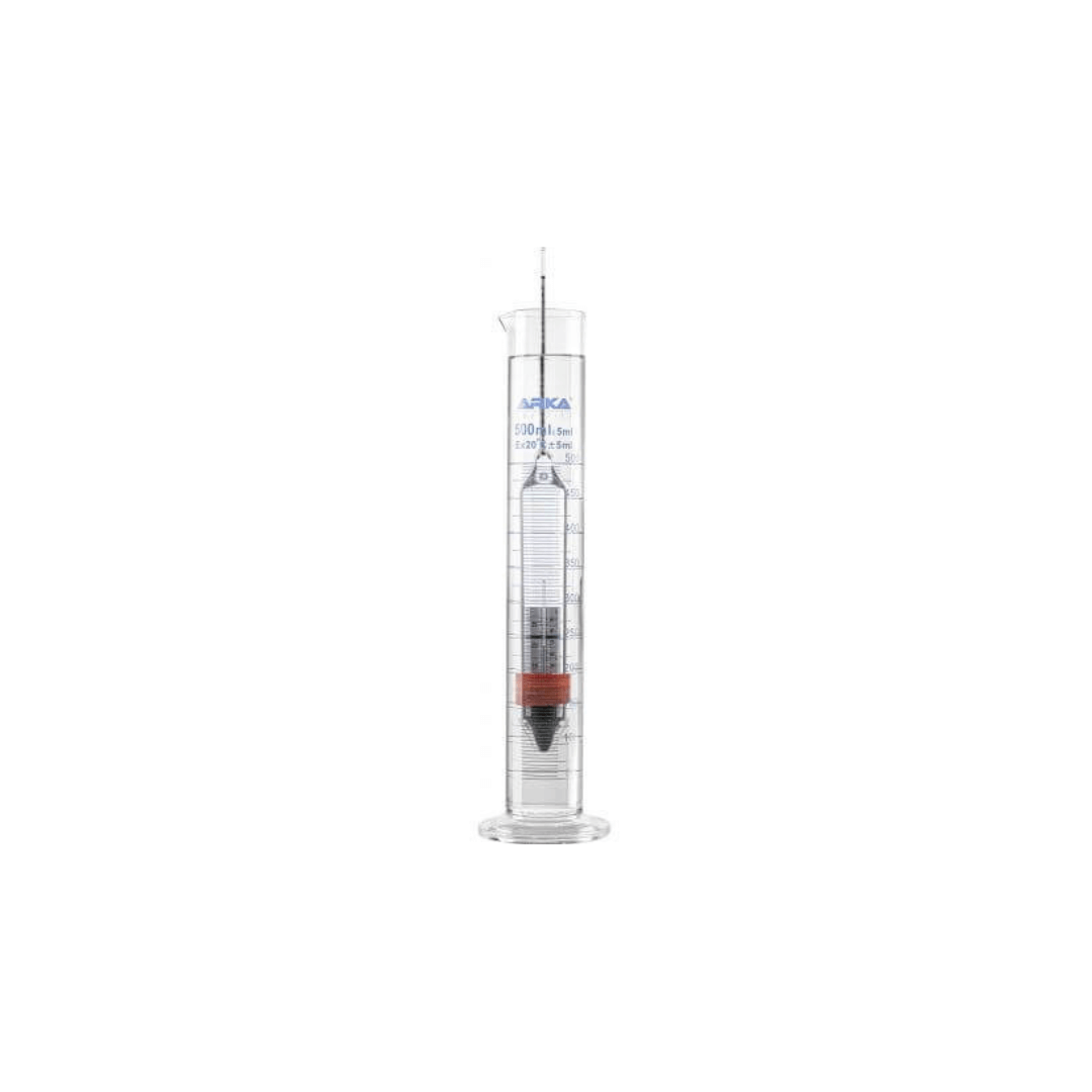 Hydrometer, Thermometer + Merni cilindar od borosilikatnog stakla 3.3