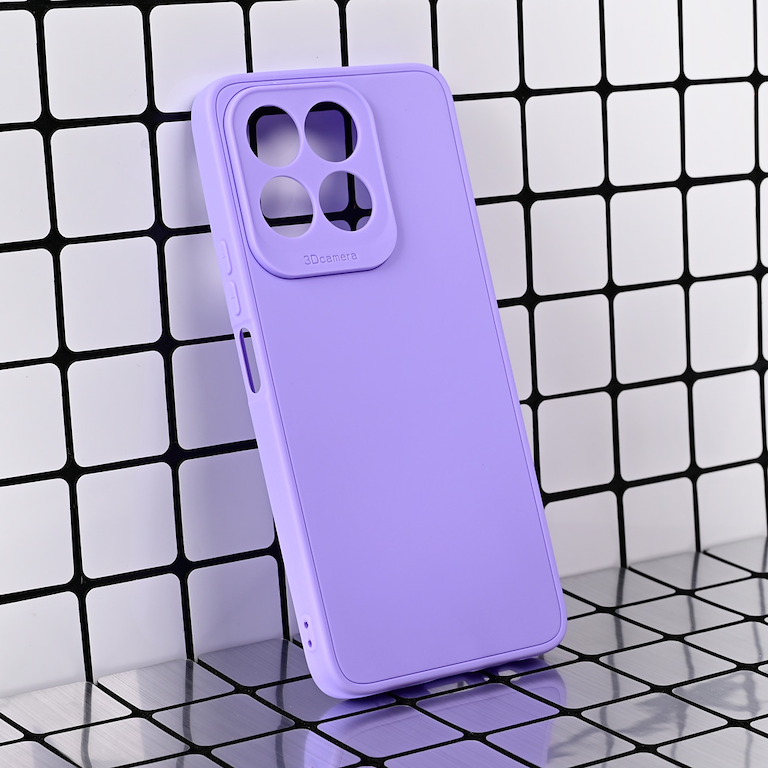 Maska 3D Camera za Honor X6b ljubicasta