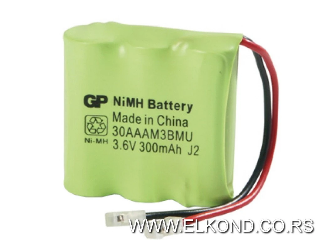 BATERIJA PUNJIVA ZA TELEFON 3,6V 300mAh GP NiMh