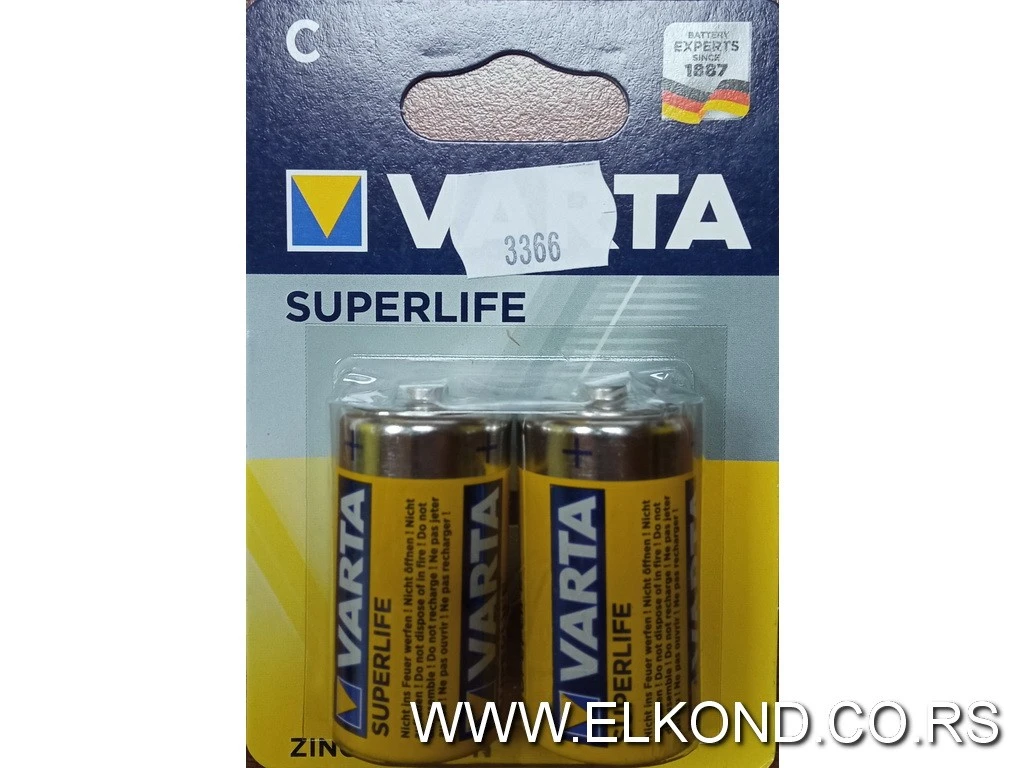 BATERIJA VARTA C 1.5V SUPER LIFE