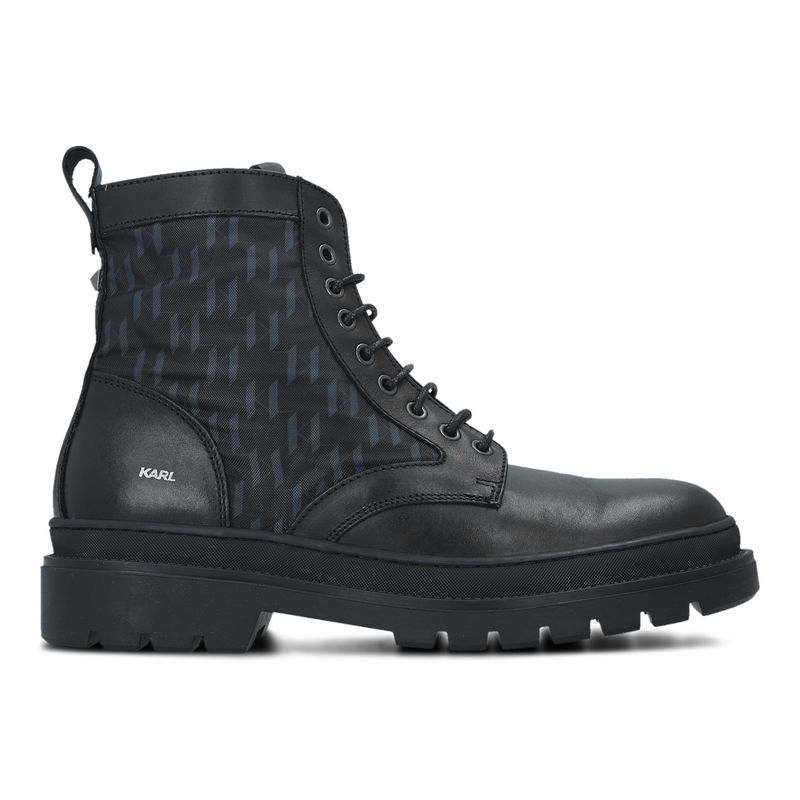 Muške čizme Karl Lagerfeld Outland Mono Mix Lace Boot