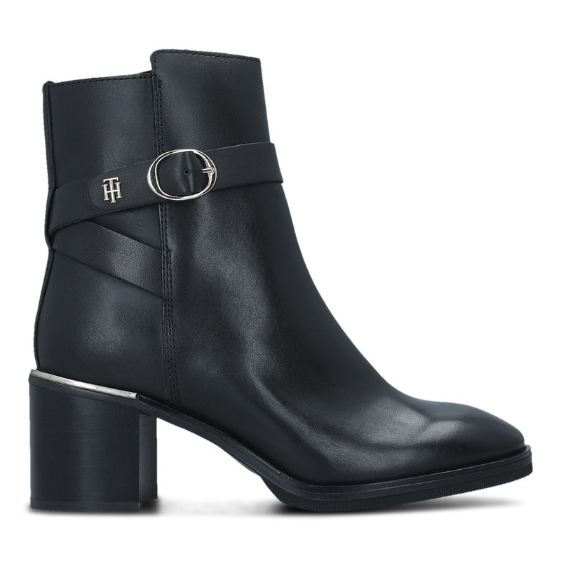 Ženske čizme Tommy Hilfiger TH BELT HEELED BOOT