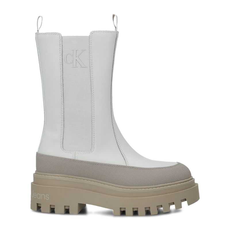 Ženske cipele Calvin Klein Flatform Chelsea Boot Lth Wn