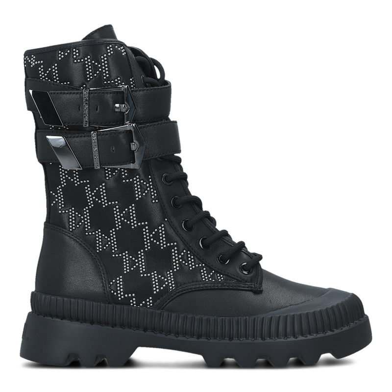 Ženske čizme Karl Lagerfeld Trekka Ii Kc Hi Kuff Buckle Boot