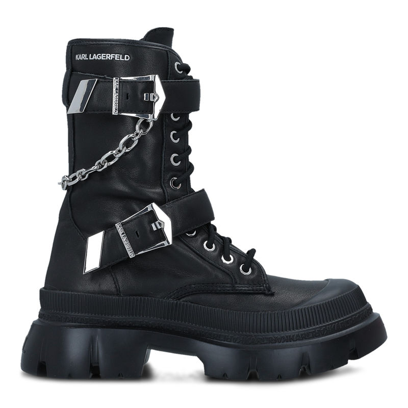 Ženske čizme Karl Lagerfeld Trekka Max Hi Buckle Boot