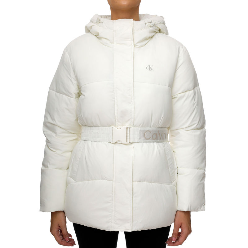 Ženska jakna Calvin Klein Logo Belt Short Puffer