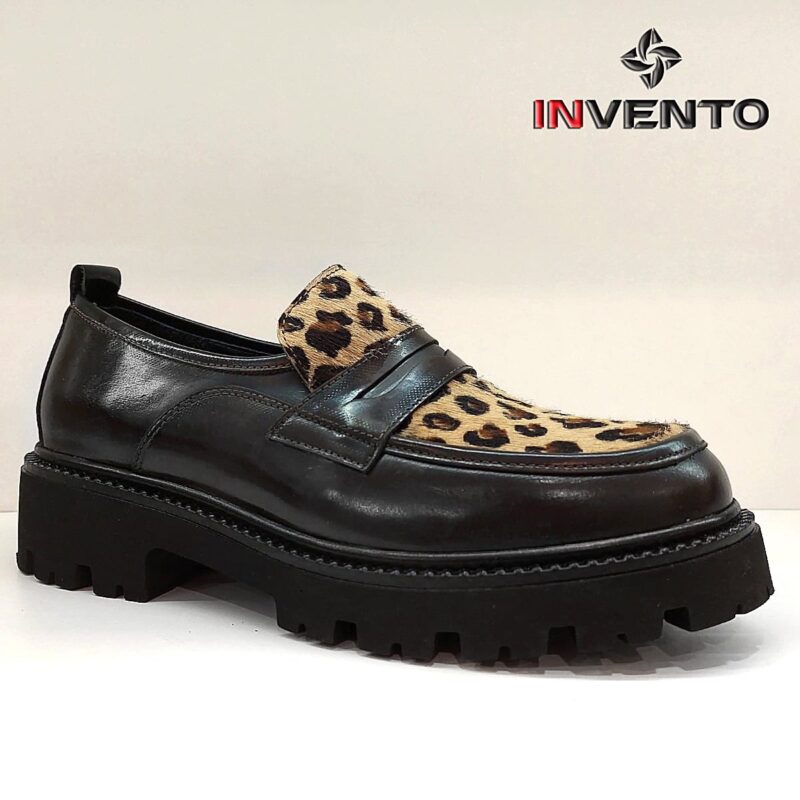 “INVENTO” LEOPARD MOKASINA