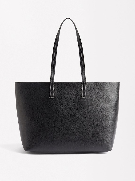 SHOPPER BAG WITH ZIPPER