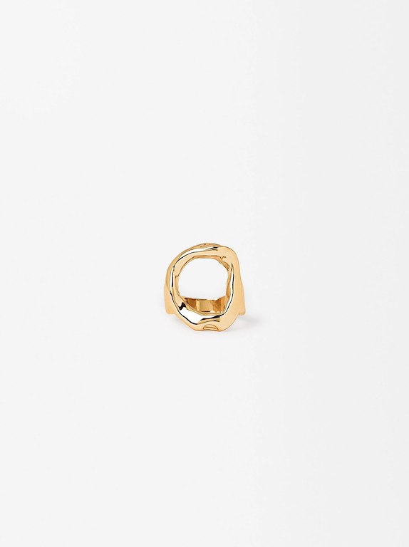 IRREGULAR PIERCED RING