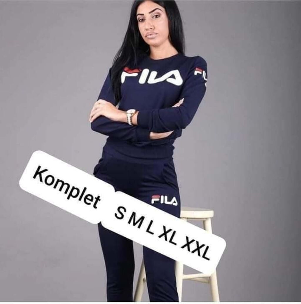 Fila, S (EU 36), 2XL (EU 44), L (EU 40), Sa ilustracijom, Jednobojni