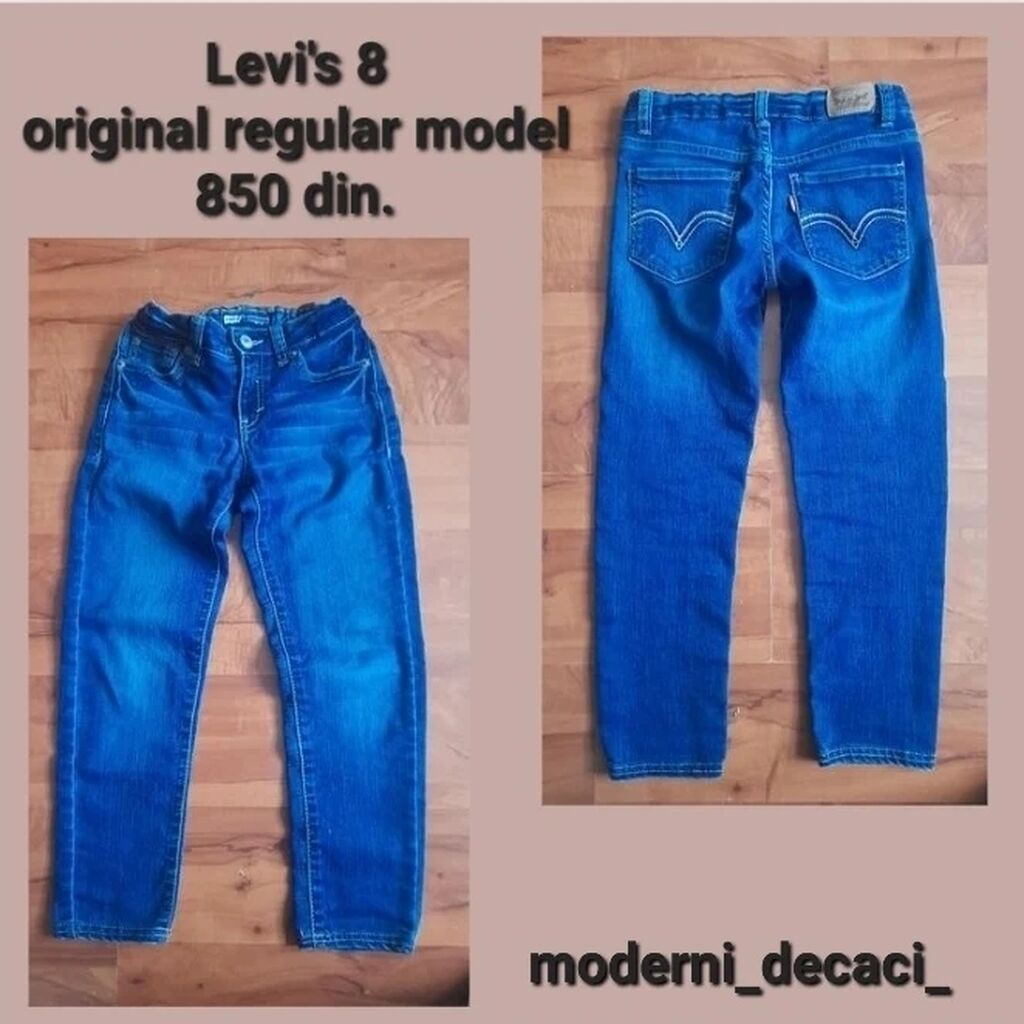 Levis farmerke 8,128cm Original farmerkice,bez ostecenja. Regular