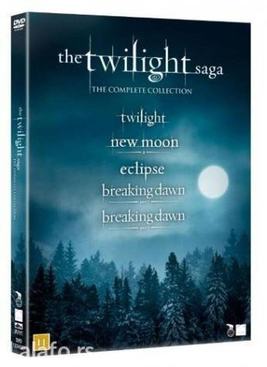 Sumrak saga [the twilight saga] kolekcija - 5 filma kompletna