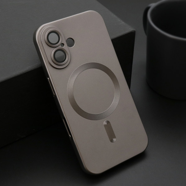 Futrola ELEGANT MAGSAFE za iphone 16 (6.1) siva
