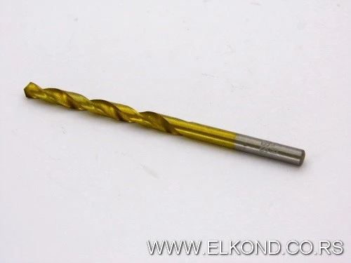 BURGIJA SPIRALNA 4.8 MM HSS TITAN. METAL,DRVO